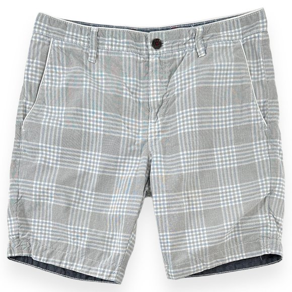 Ted Baker | Shorts | Ted Baker Gray Plaid Shorts | Poshmark